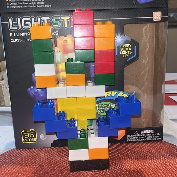 Light Stax | Toys | Light Stax Classic Light Up Building Bricks 36 ...